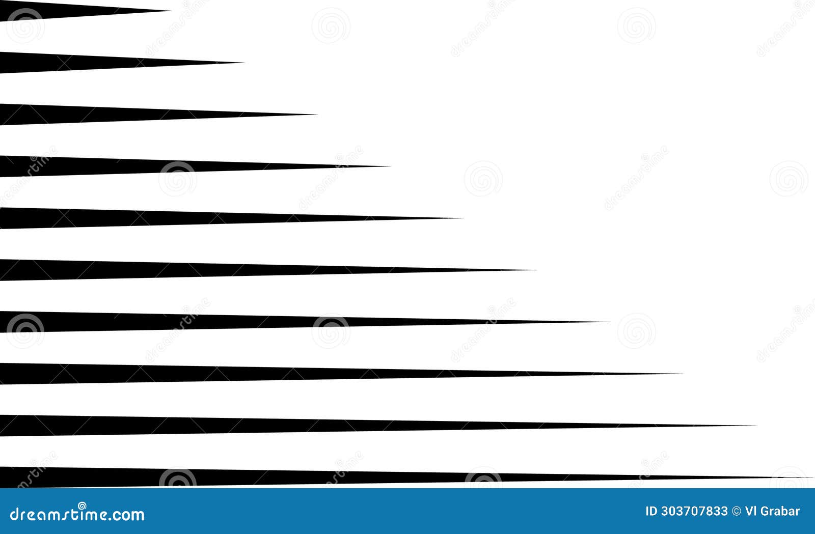 Comic Speed Motion Lines. Horizontal Fast Motion Lines for Comic Books ...