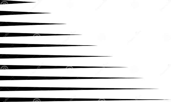 Comic Speed Motion Lines. Horizontal Fast Motion Lines for Comic Books ...