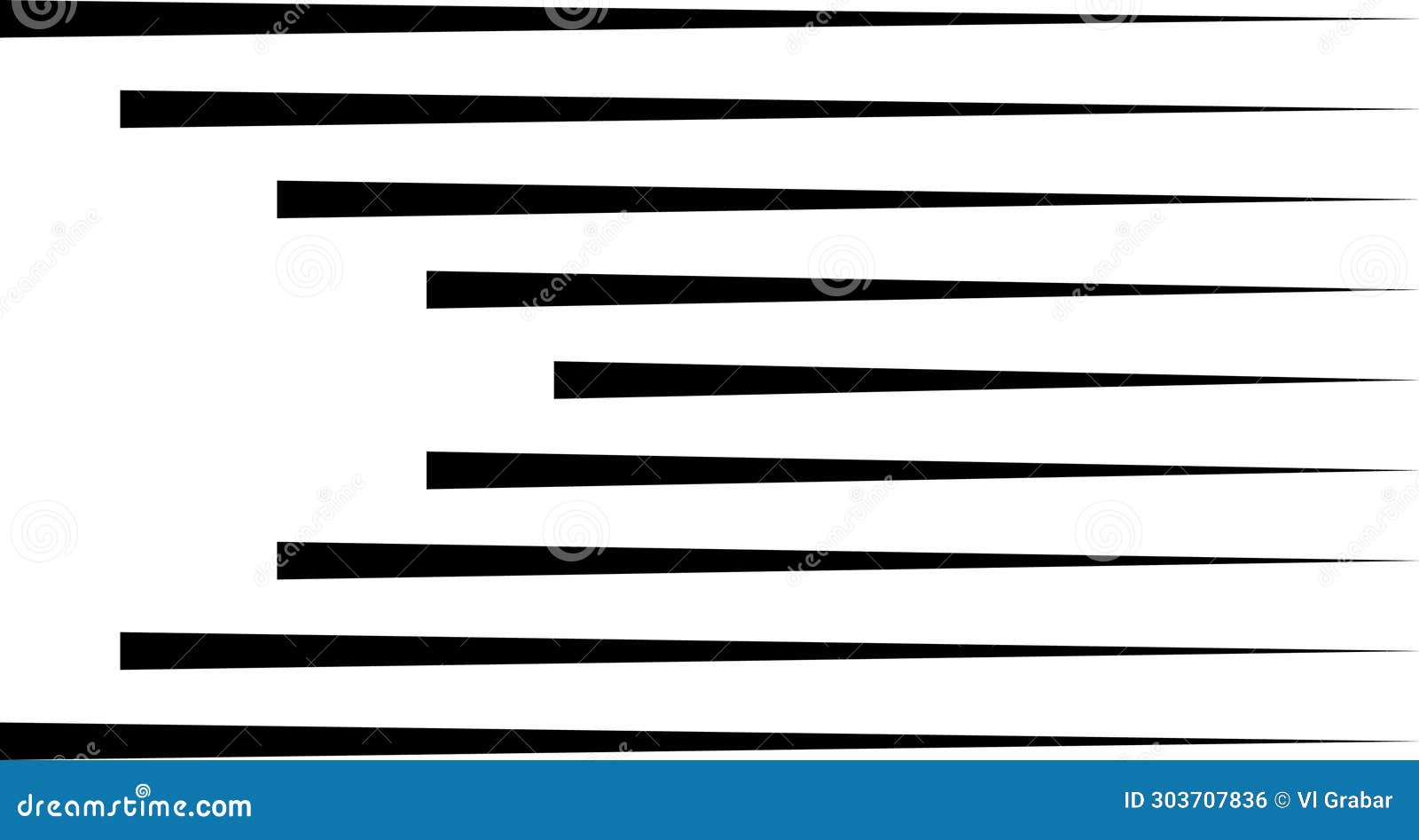 Comic Speed Motion Lines. Horizontal Fast Motion Lines for Comic Books ...