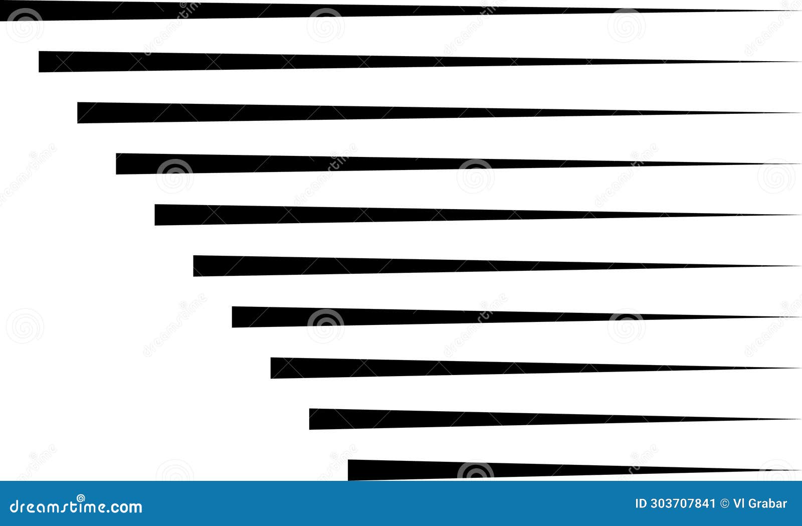 Comic Speed Motion Lines. Horizontal Fast Motion Lines for Comic Books ...