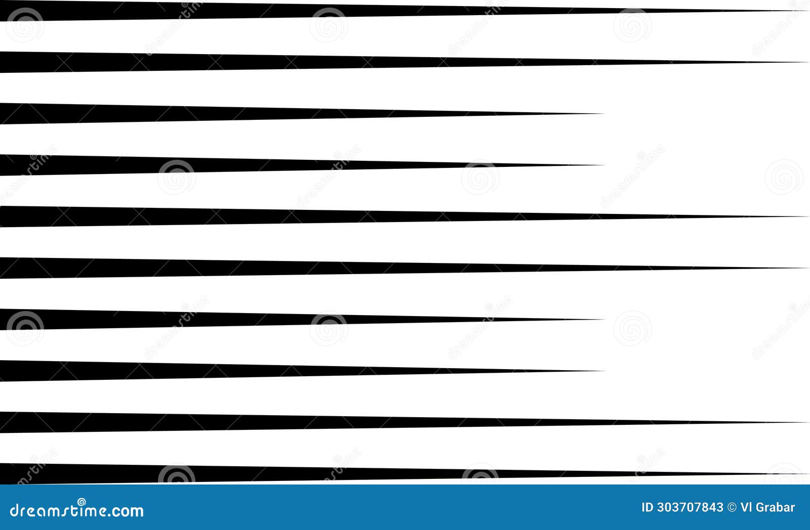 Comic Speed Motion Lines. Horizontal Fast Motion Lines for Comic Books ...