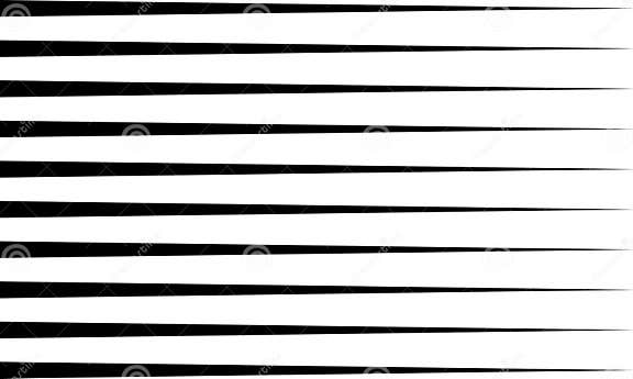 Comic Speed Motion Lines. Horizontal Fast Motion Lines for Comic Books ...