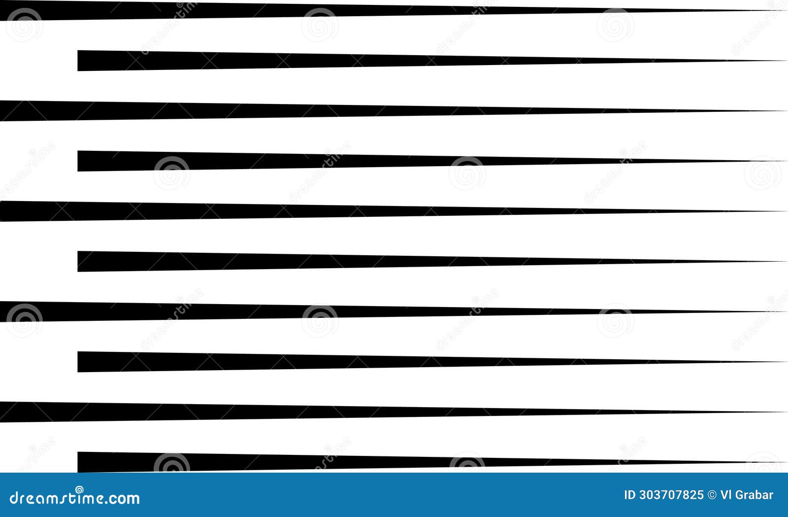 Comic Speed Motion Lines. Horizontal Fast Motion Lines for Comic Books ...