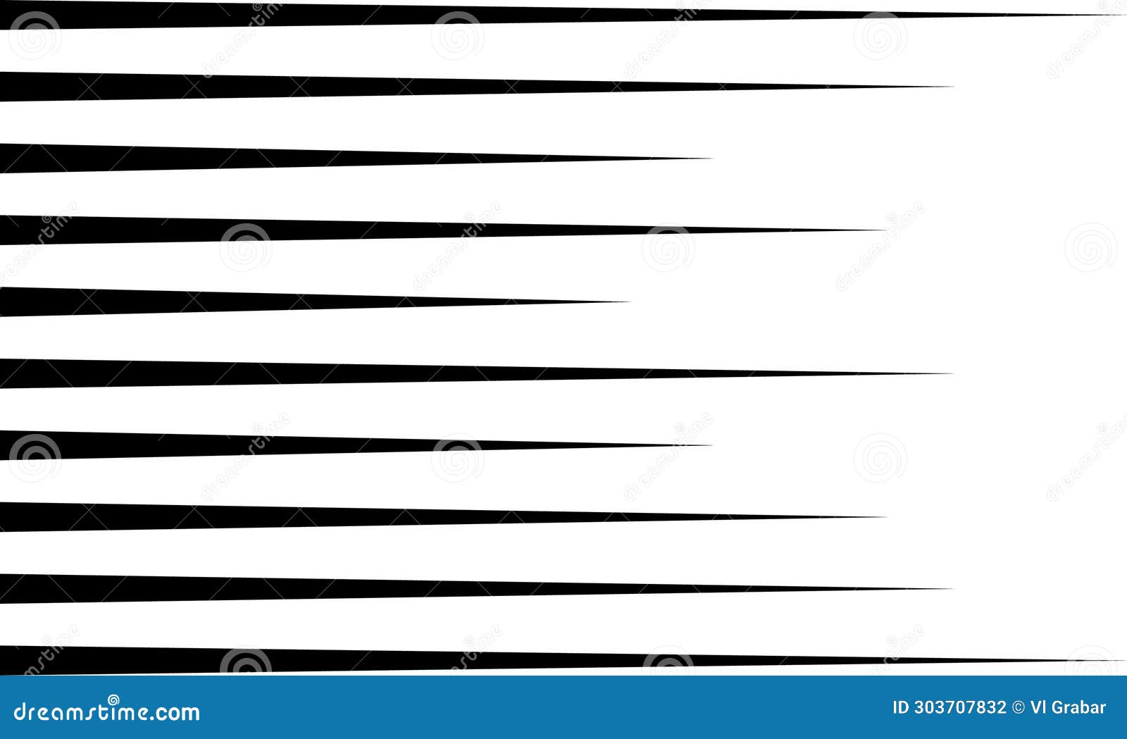 Comic Speed Motion Lines. Horizontal Fast Motion Lines for Comic Books ...