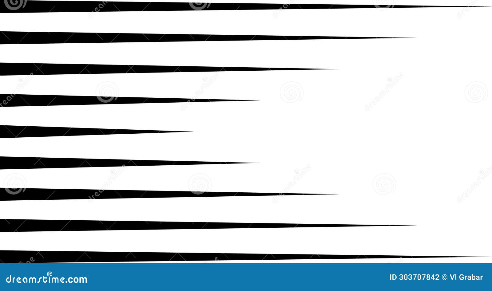 Comic Speed Motion Lines. Horizontal Fast Motion Lines for Comic Books ...