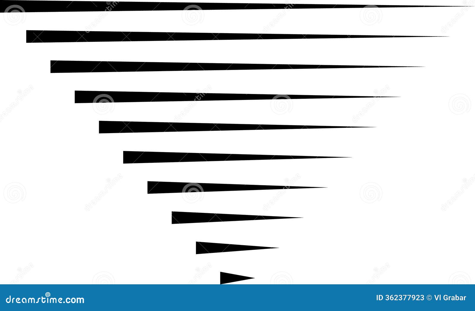Comic Speed Motion Lines. Horizontal Fast Motion Lines for Comic Books ...