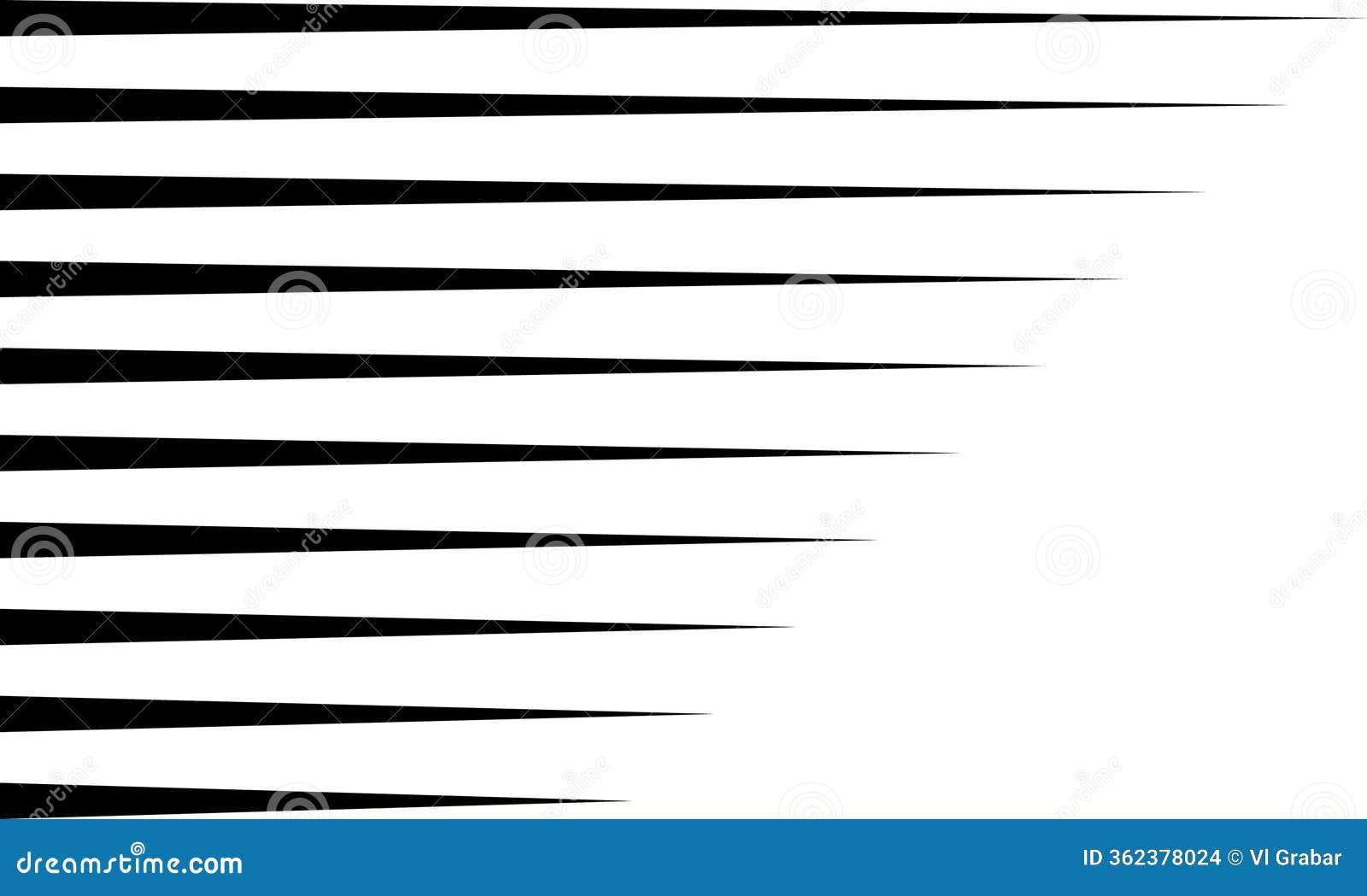 Comic Speed Motion Lines. Horizontal Fast Motion Lines for Comic Books ...