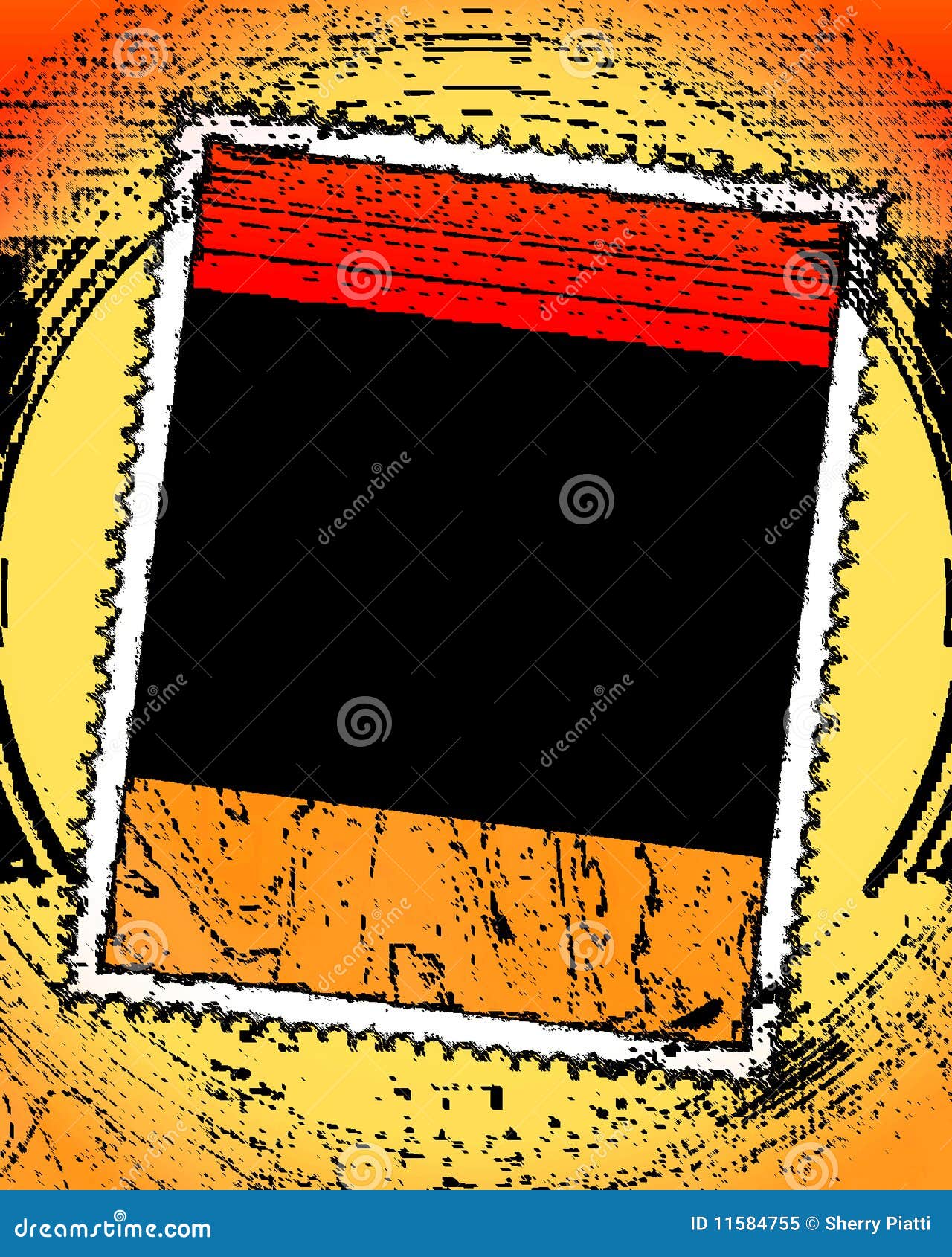 Comic Strip Grunge Frame stock illustration. Illustration of colorful ...