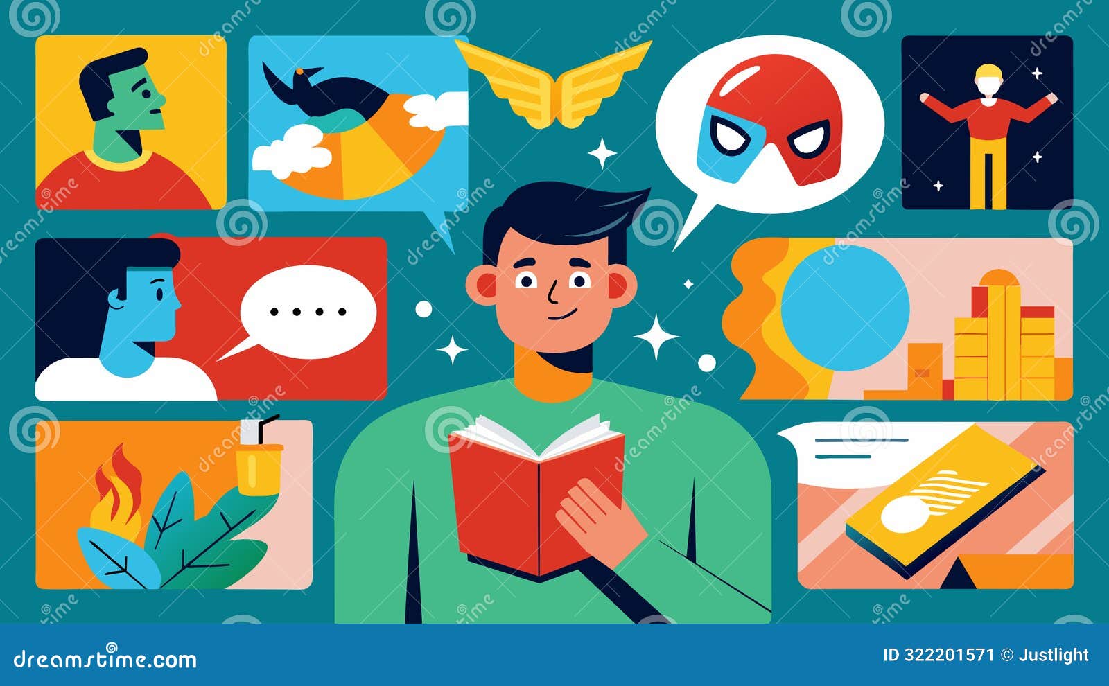 A Comic Strip Showing How a Characters Passion for Comics and Art ...