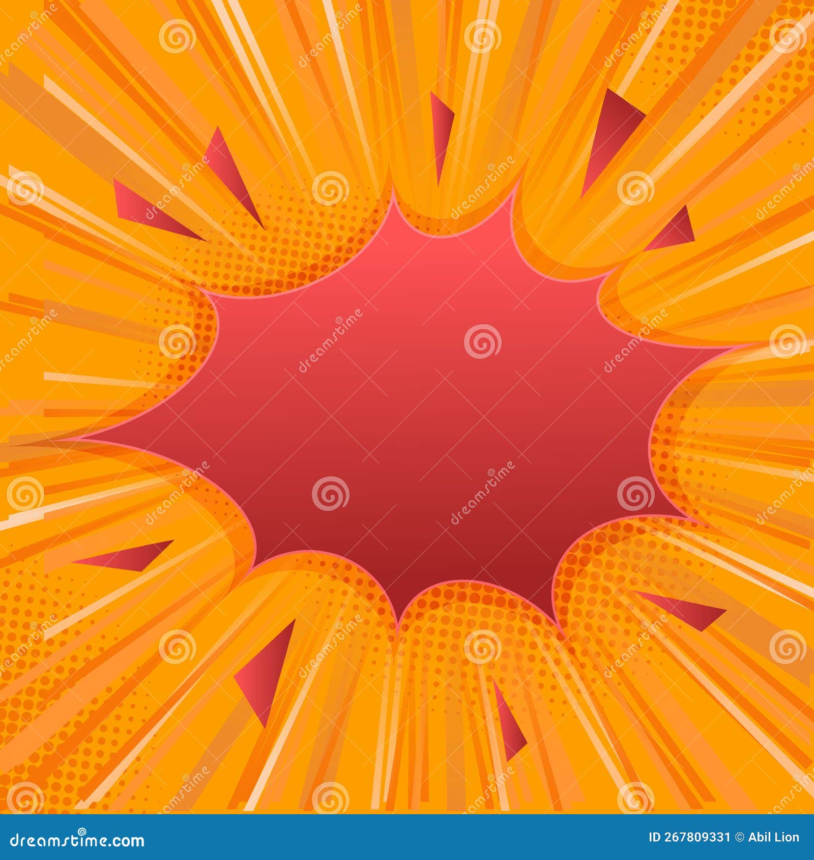 Comic Style Background Vector Illustration Stock Vector - Illustration ...