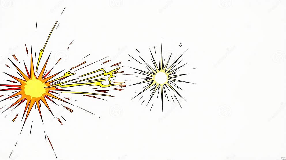 Comic Style Motion Graphics Featuring Abstract Speed Lines and ...