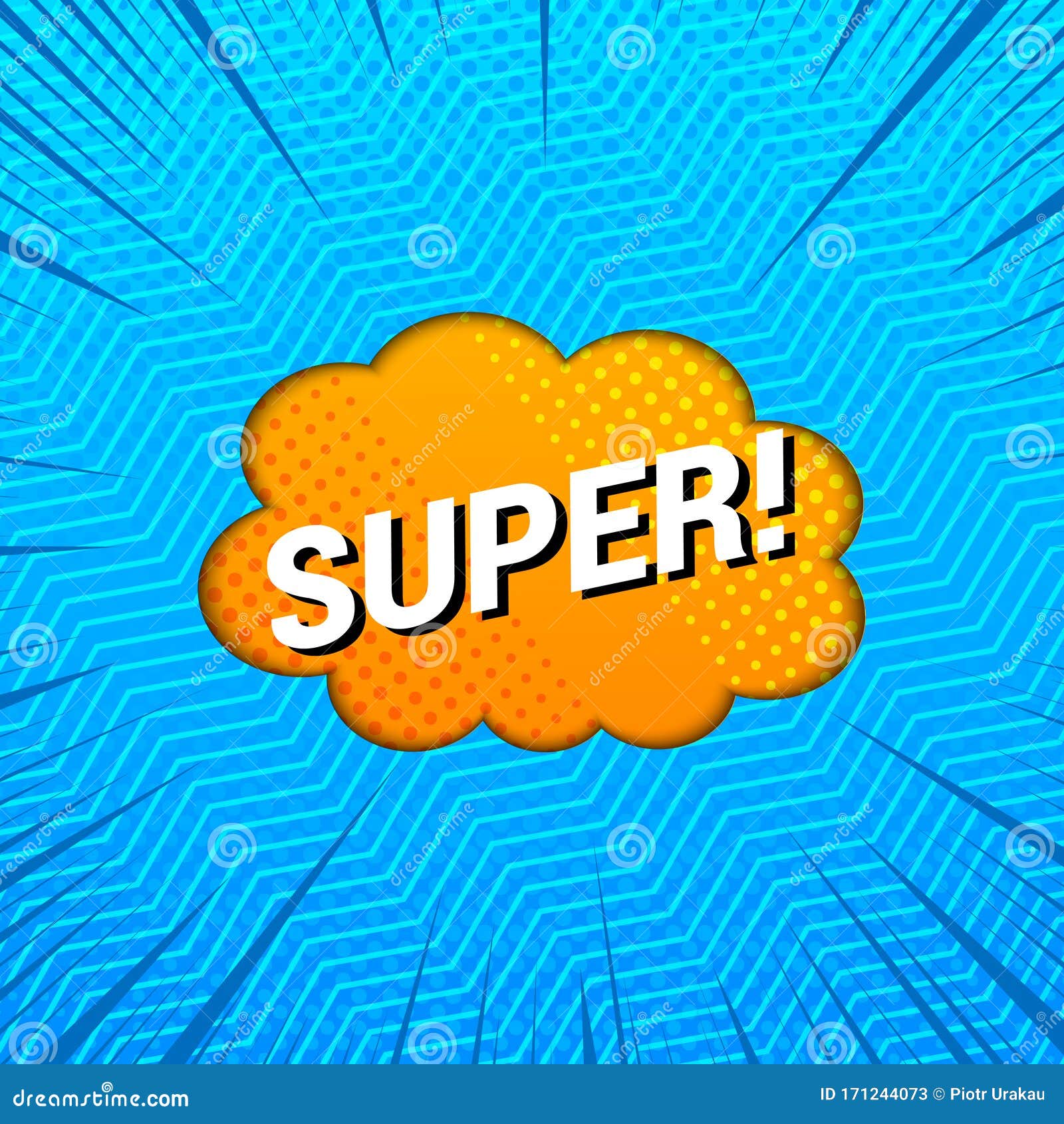 Comic Super Wording Concept Stock Vector - Illustration of concept ...