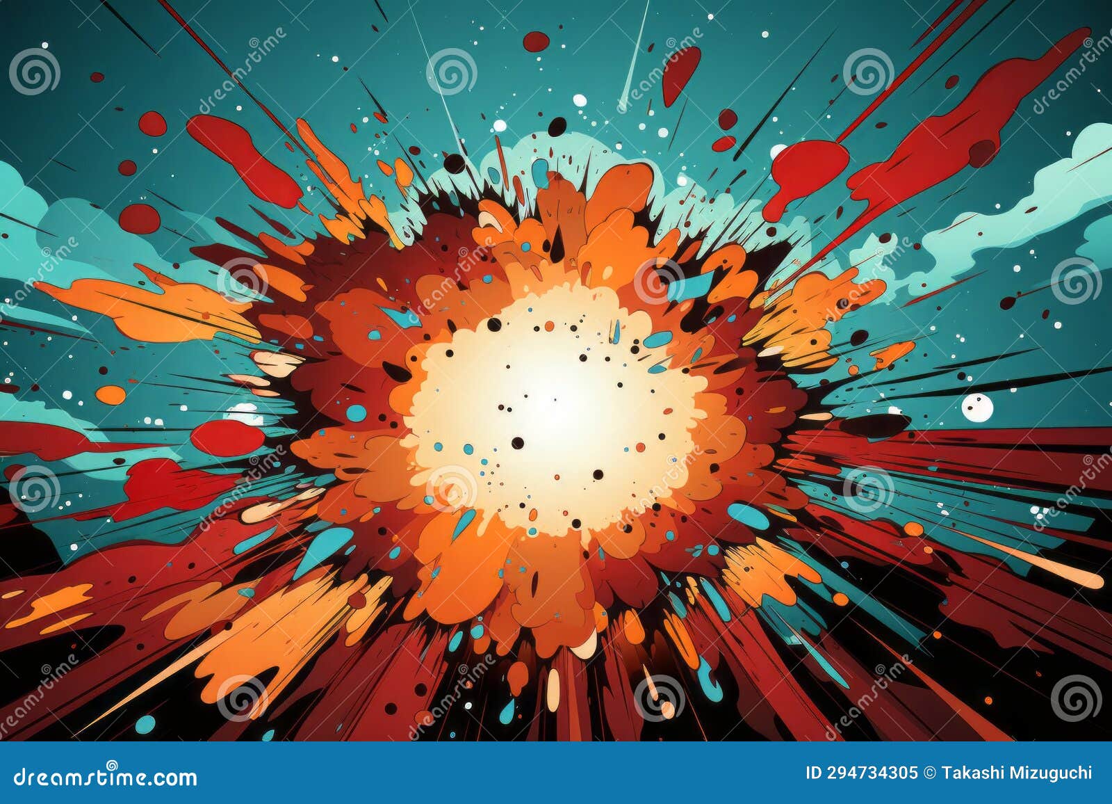 Comic Surge: the Art of High-Octane Movement in Vibrant Tones – AI ...