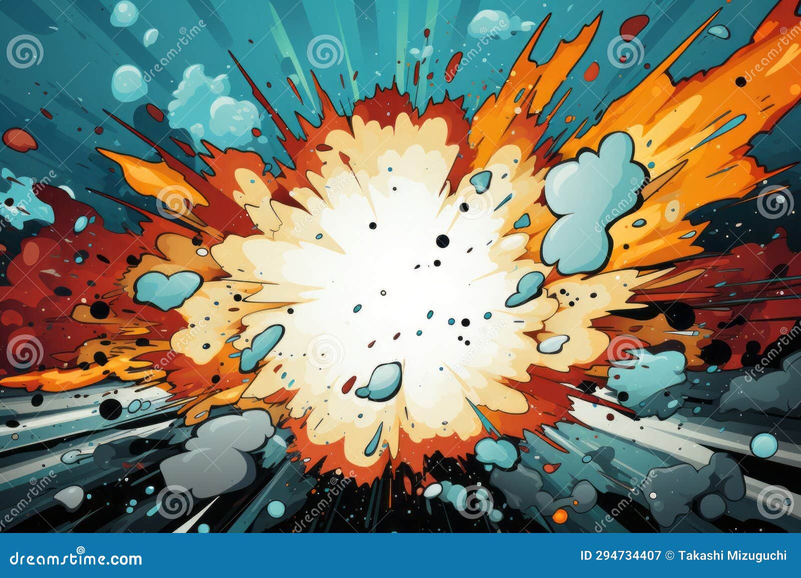 Comic Surge: the Art of High-Octane Movement in Vibrant Tones – AI ...