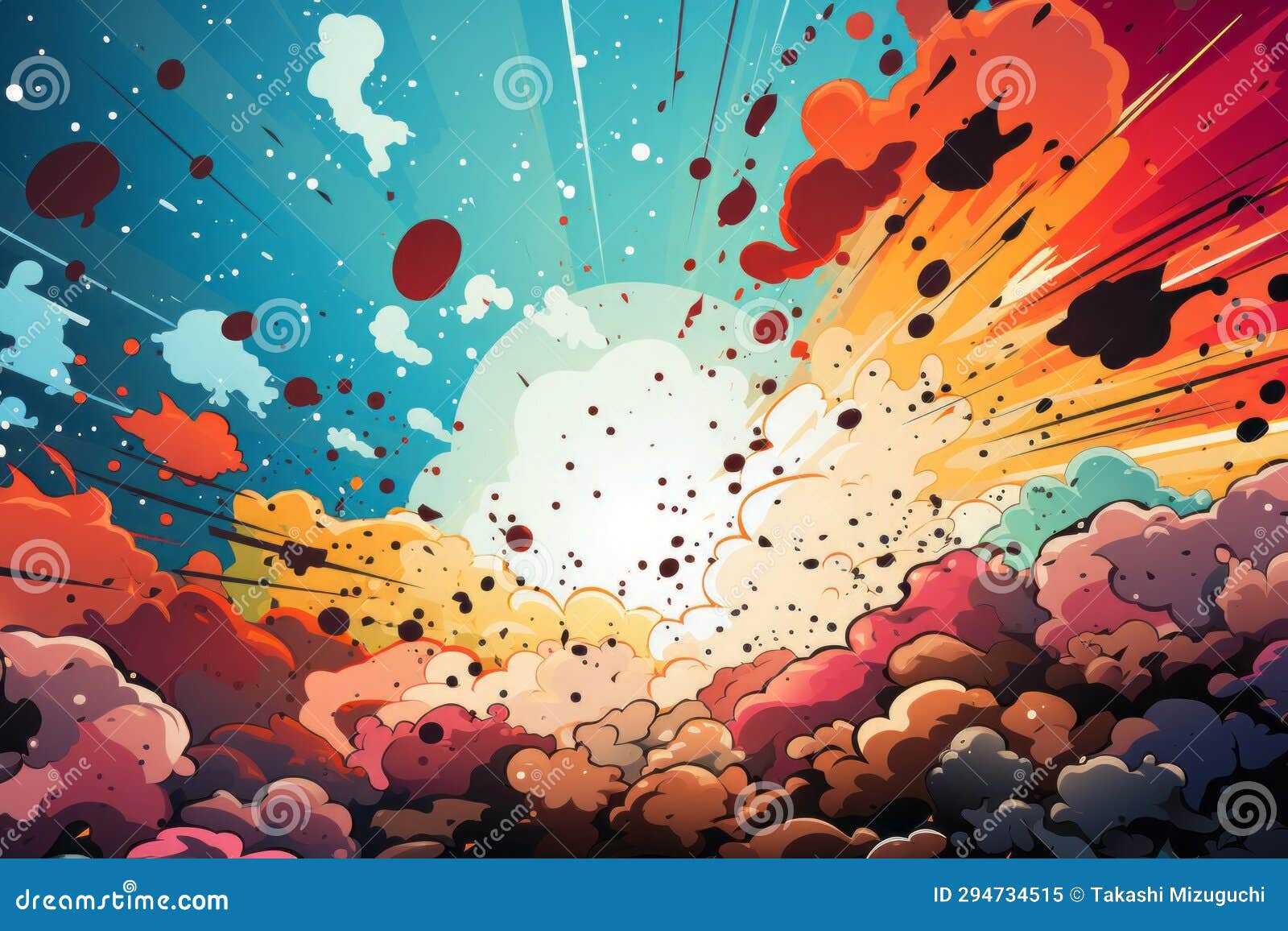 Comic Surge: the Art of High-Octane Movement in Vibrant Tones – AI ...