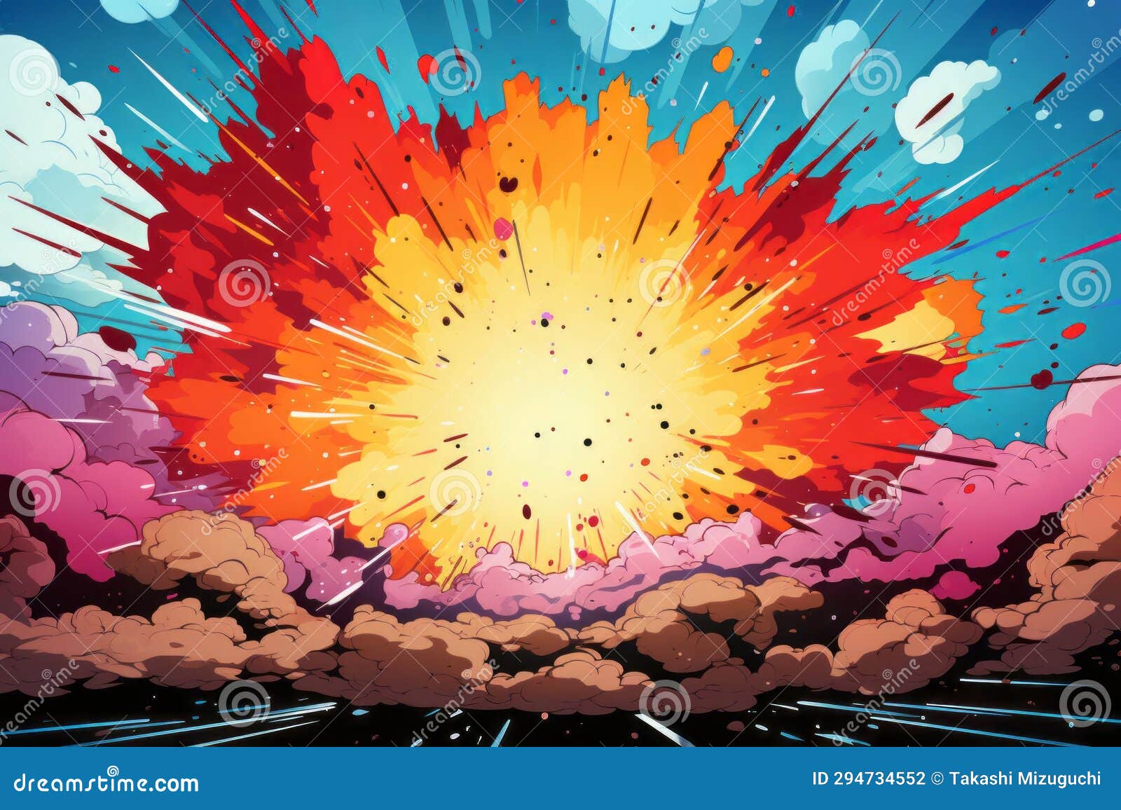 Comic Surge: the Art of High-Octane Movement in Vibrant Tones – AI ...