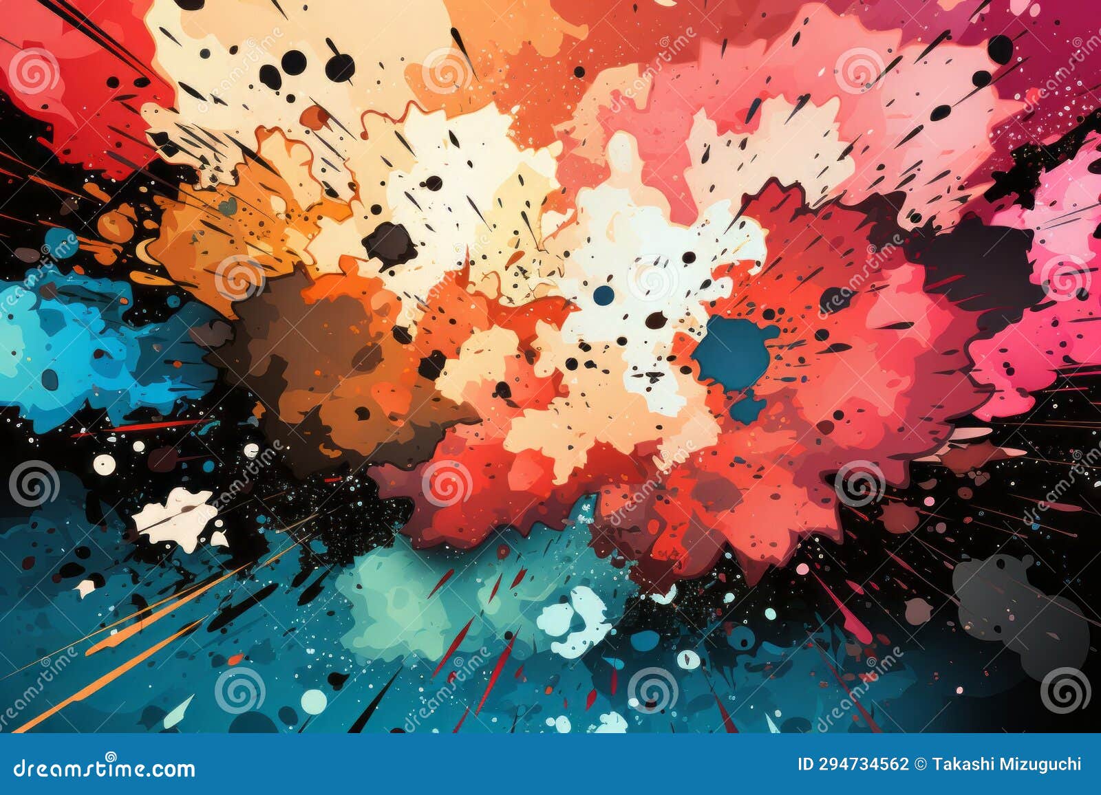 Comic Surge: the Art of High-Octane Movement in Vibrant Tones – AI ...