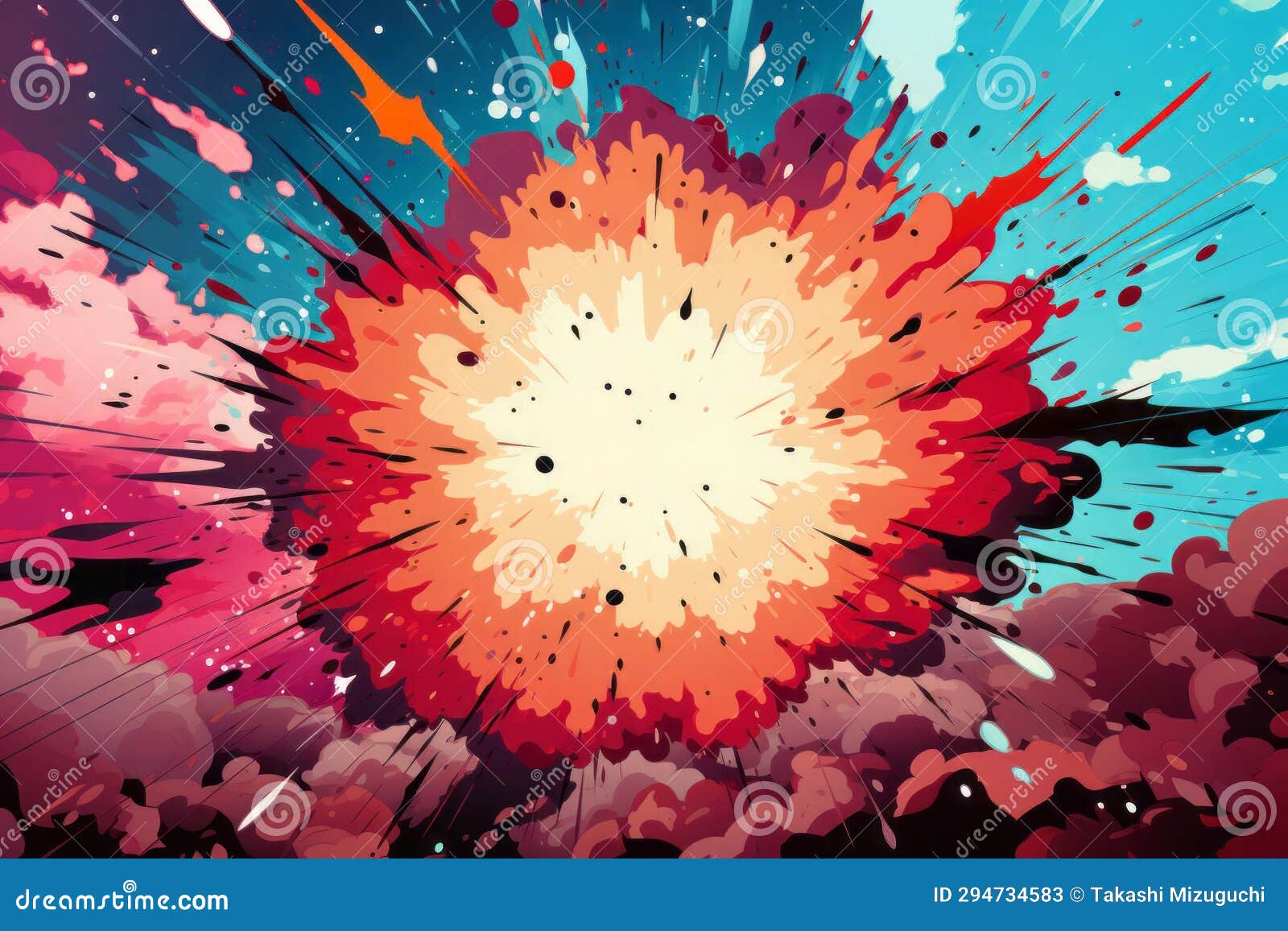 Comic Surge: the Art of High-Octane Movement in Vibrant Tones – AI ...