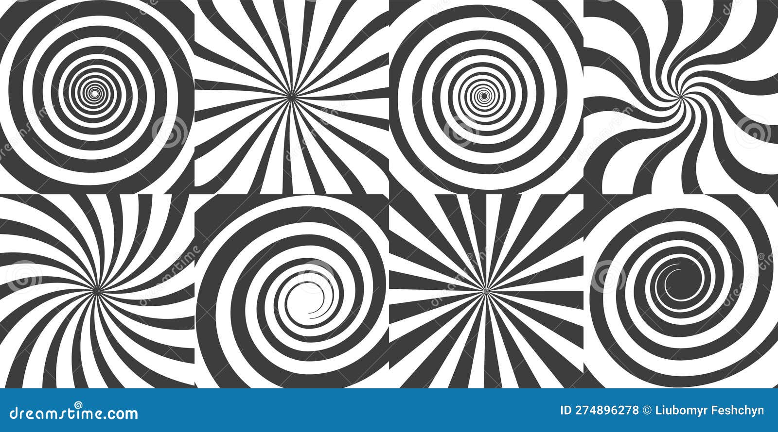 Comic Swirl Backgrounds Swirl Radial Pattern Or Abstract Sunburst
