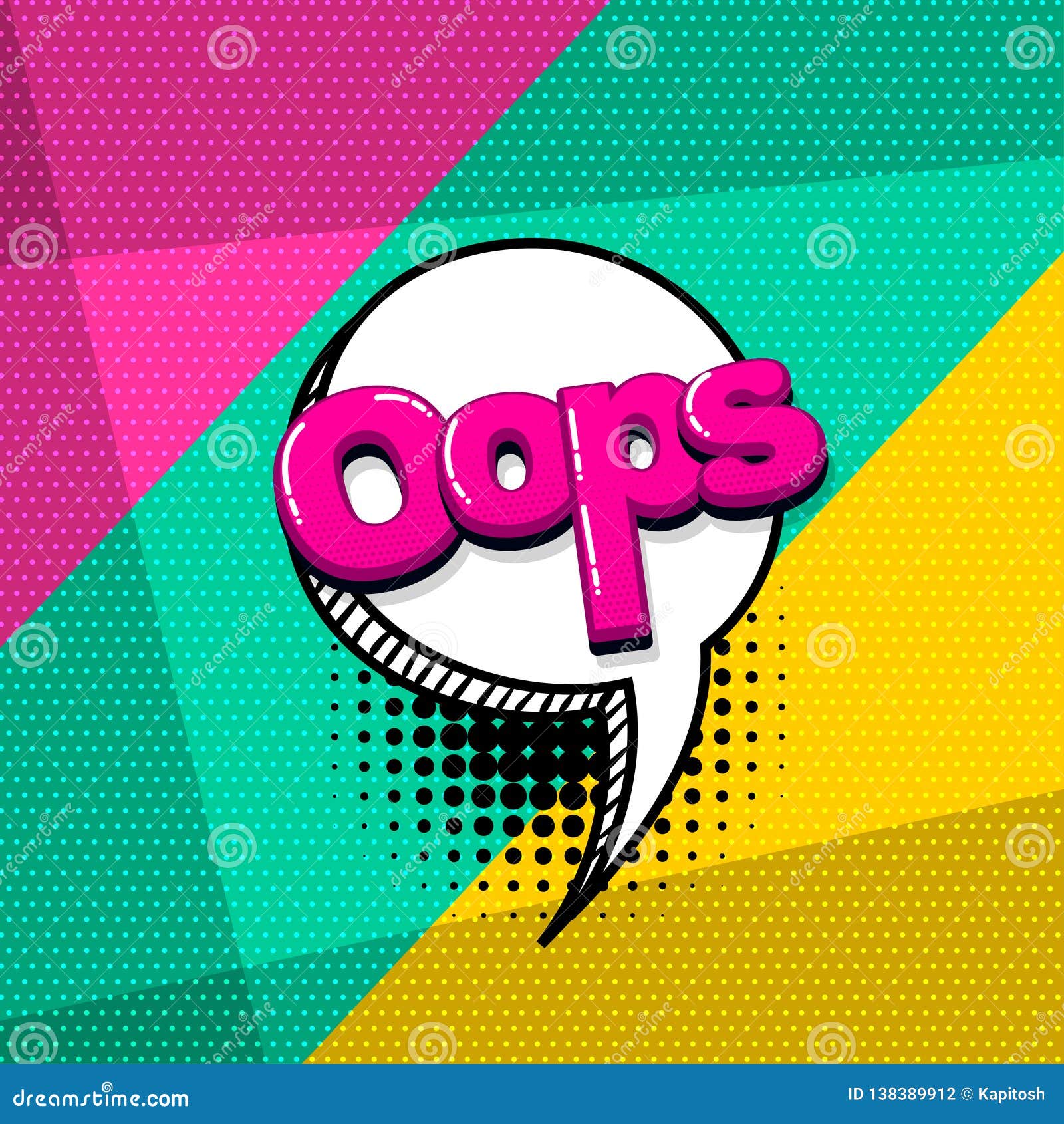 Pop art comic text stock vector. Illustration of icon - 138389912