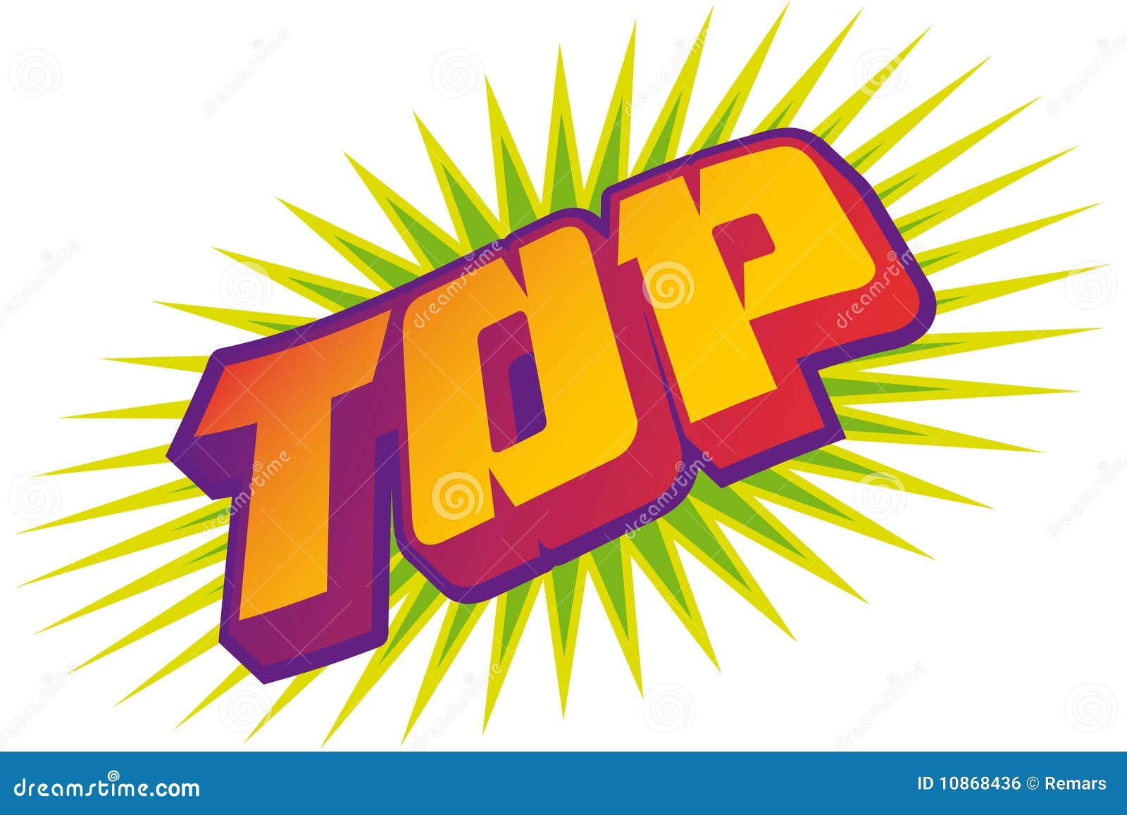 Comic top stock vector. Illustration of flash, star, price - 10868436