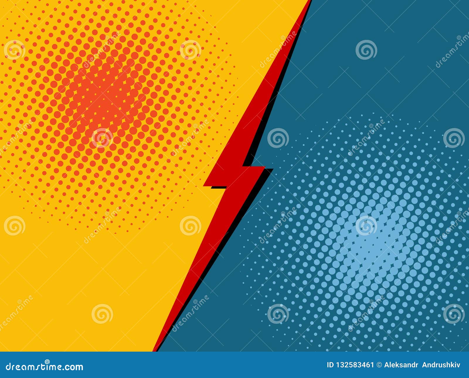 Comic versus background 2 stock vector. Illustration of challenge ...