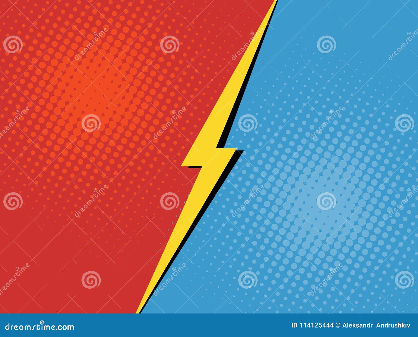 Comic versus background stock vector. Illustration of abstract - 114125444