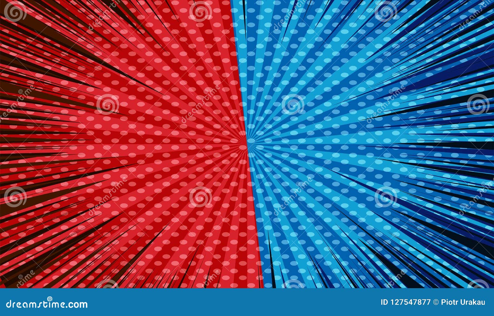 Comic Versus Bright Template Stock Vector - Illustration of humor ...