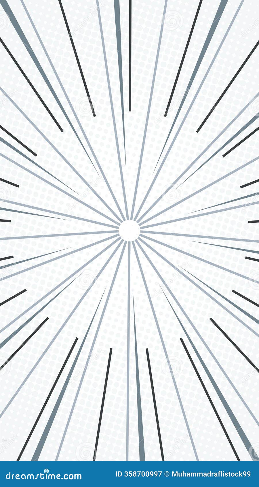 Comic Vertical Background of White Color and Small Lines in Pop Art ...