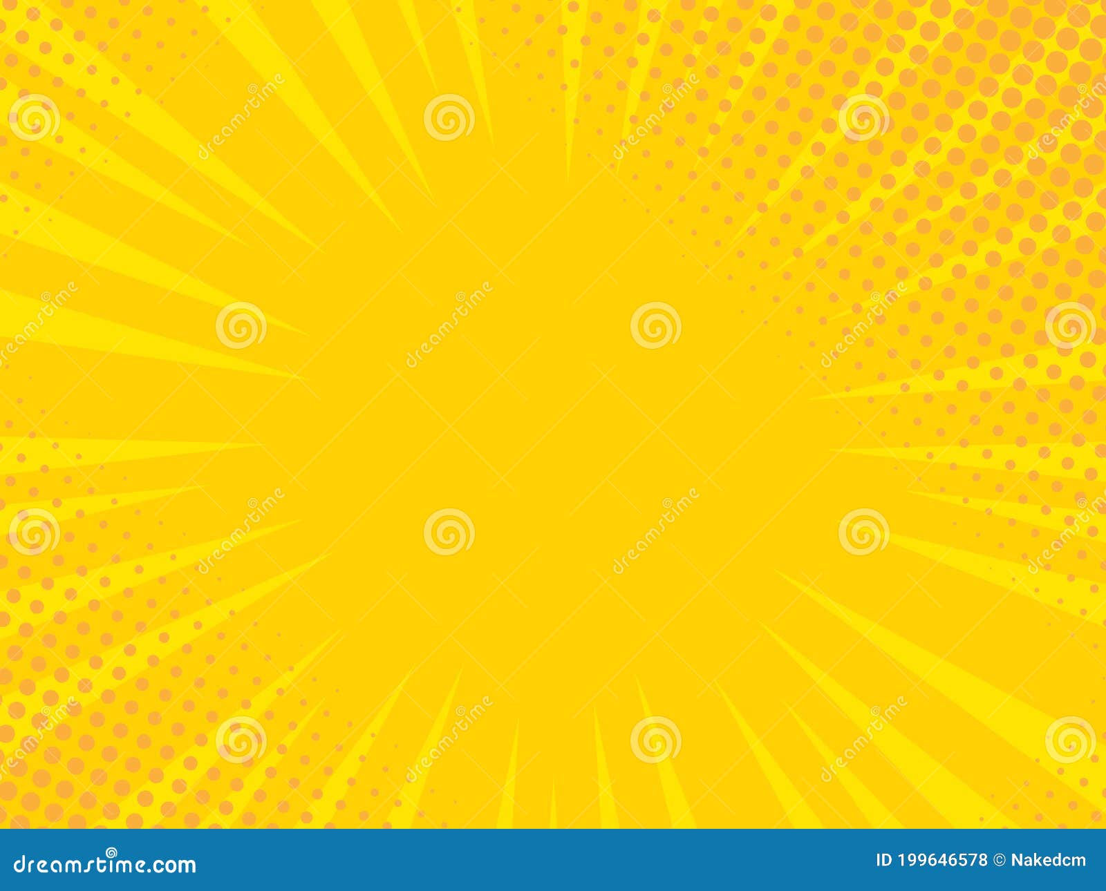Comic Zoom Background With Siren Light Vector Illustration ...