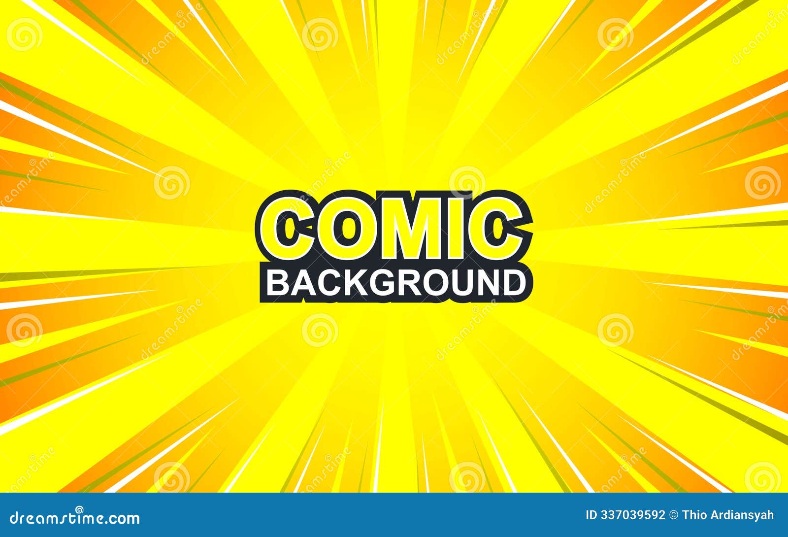 Comic Zoom Lines Background Stock Illustration - Illustration of design ...
