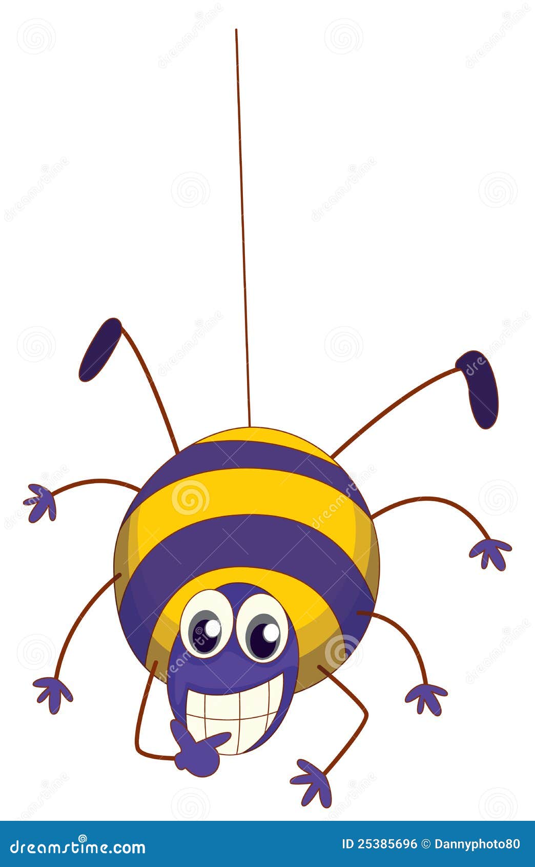 Dangling Spider Stock Illustrations – 47 Dangling Spider Stock ...