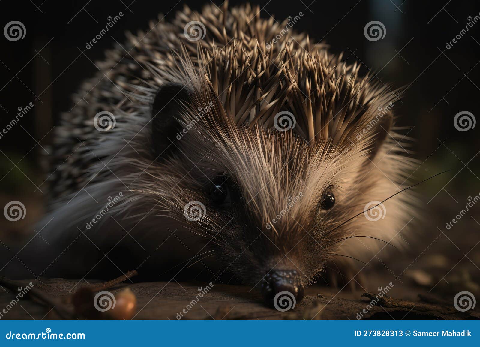 A Comical and Curious Hedgehog Poking Its Nose Around - this Hedgehog ...