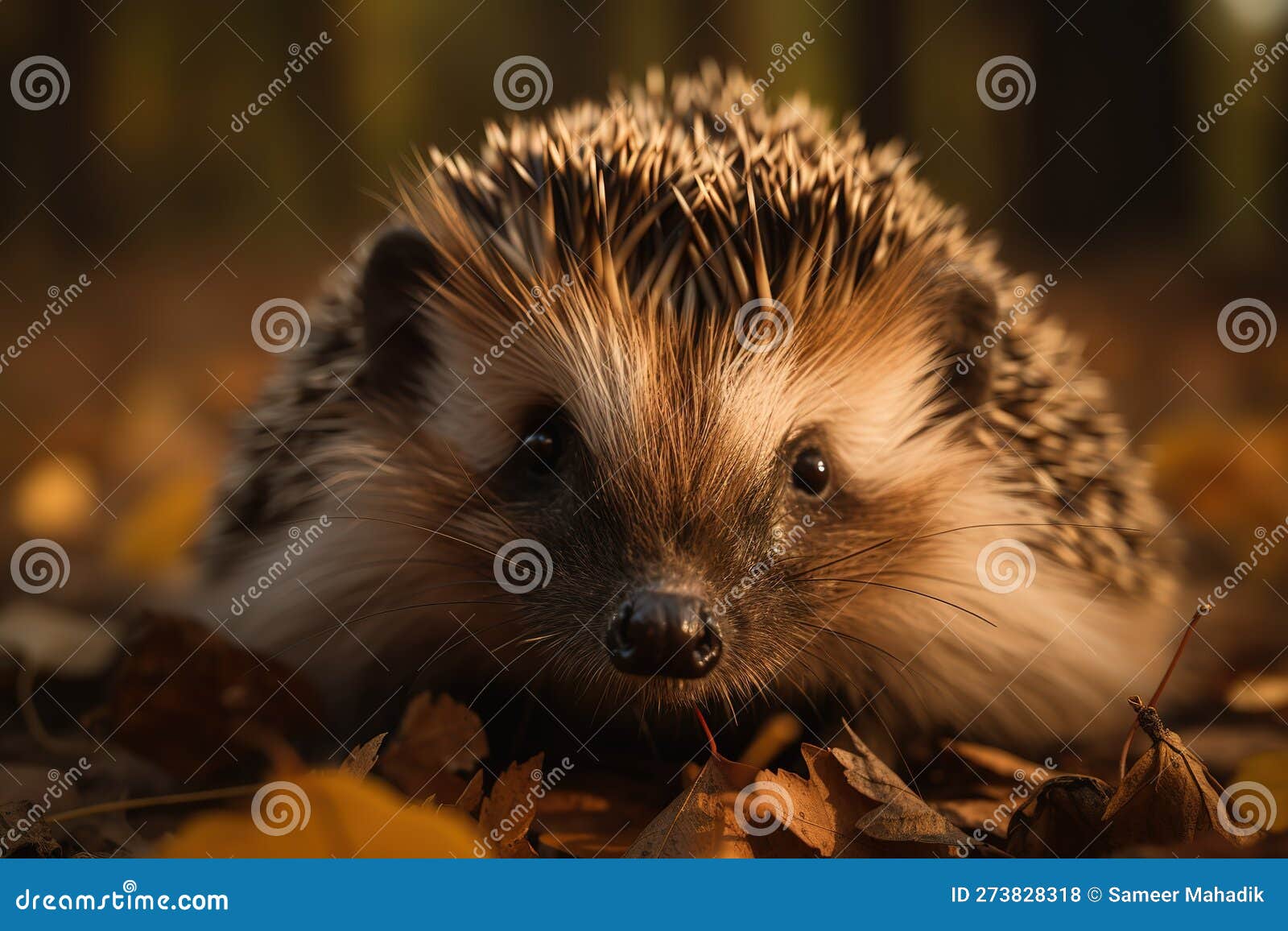 A Comical and Curious Hedgehog Poking Its Nose Around - this Hedgehog ...