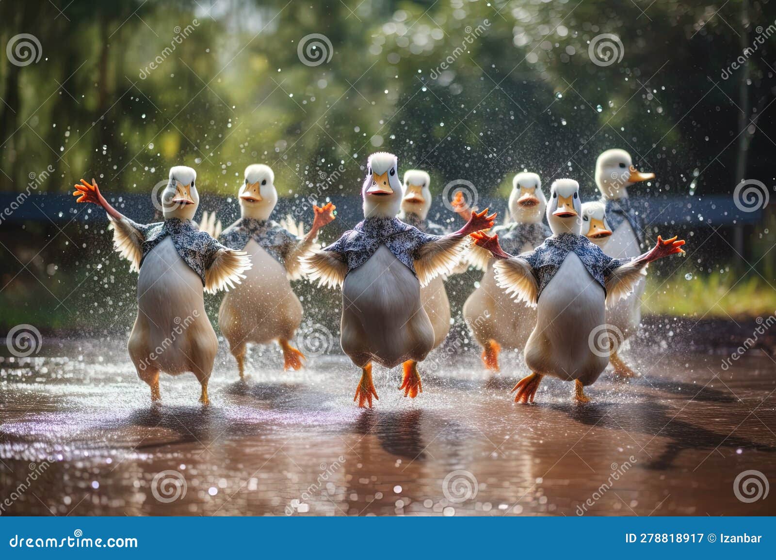 In a Comical Twist, a Squad of Dapper Ducks Engage in an Epic Dance ...