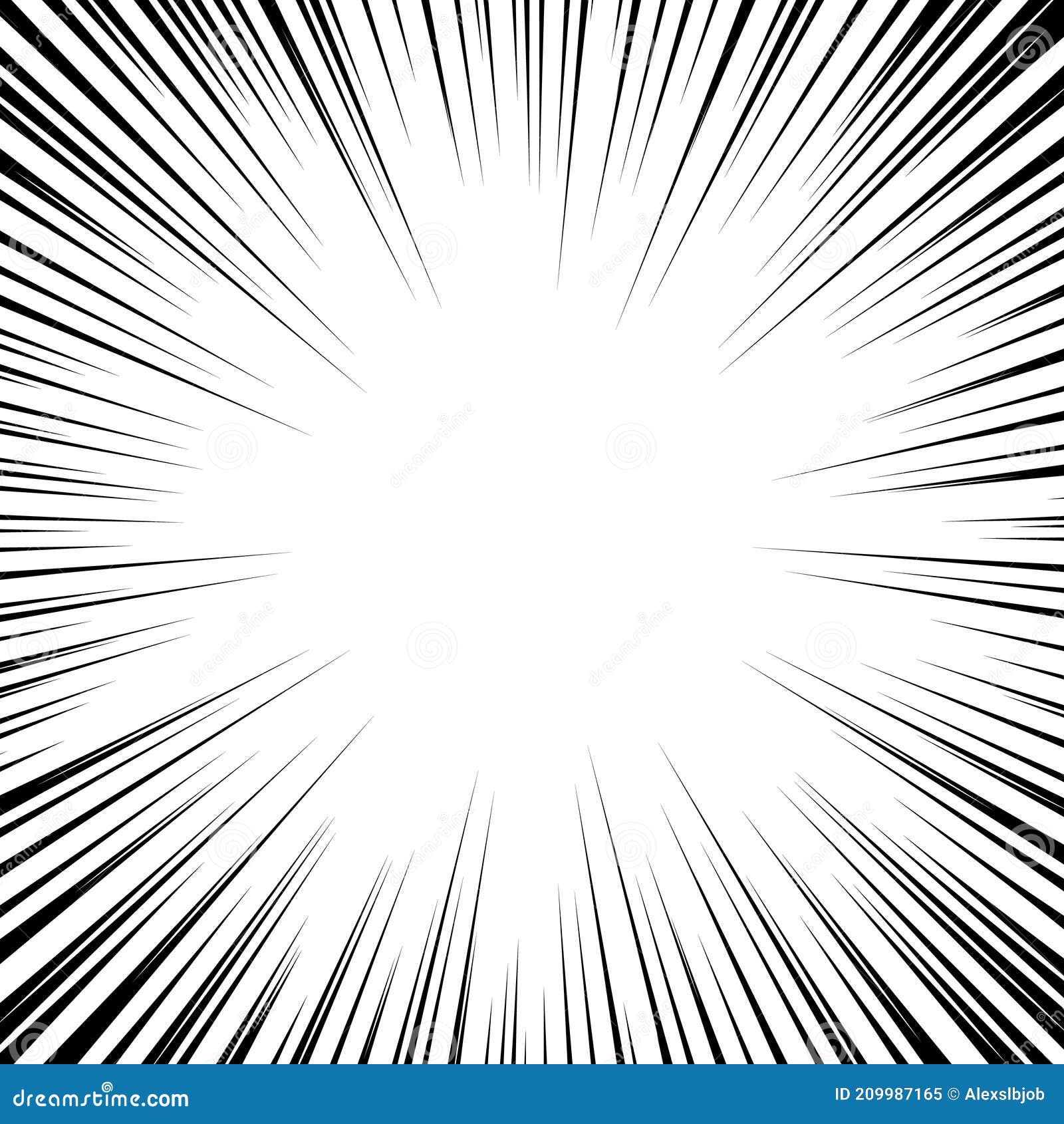 Comics. Background with Radial Explosion Lines Stock Vector ...