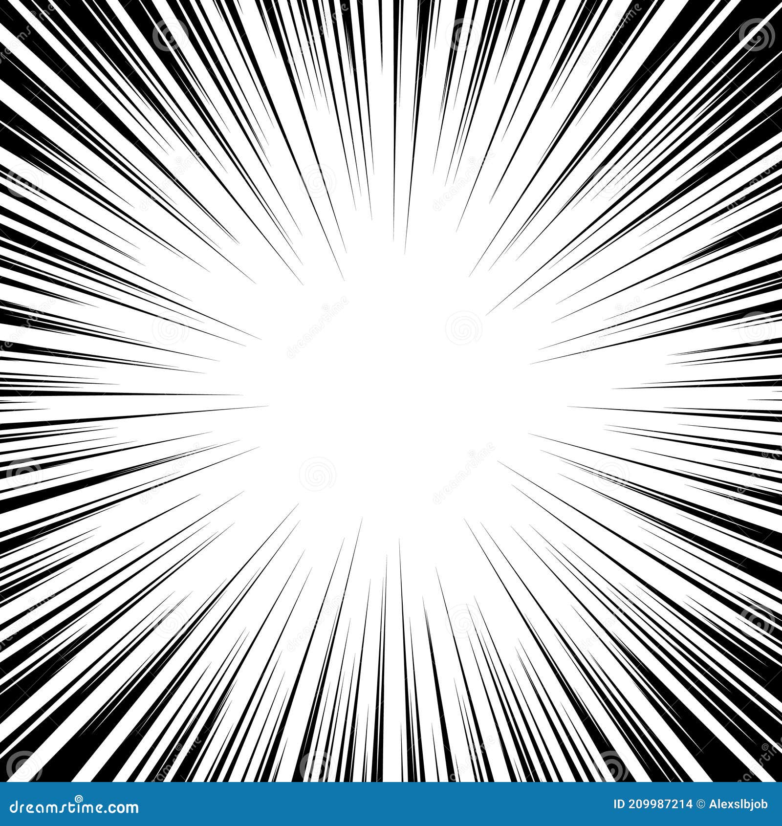 Comics. Background with Radial Explosion Lines Stock Vector ...