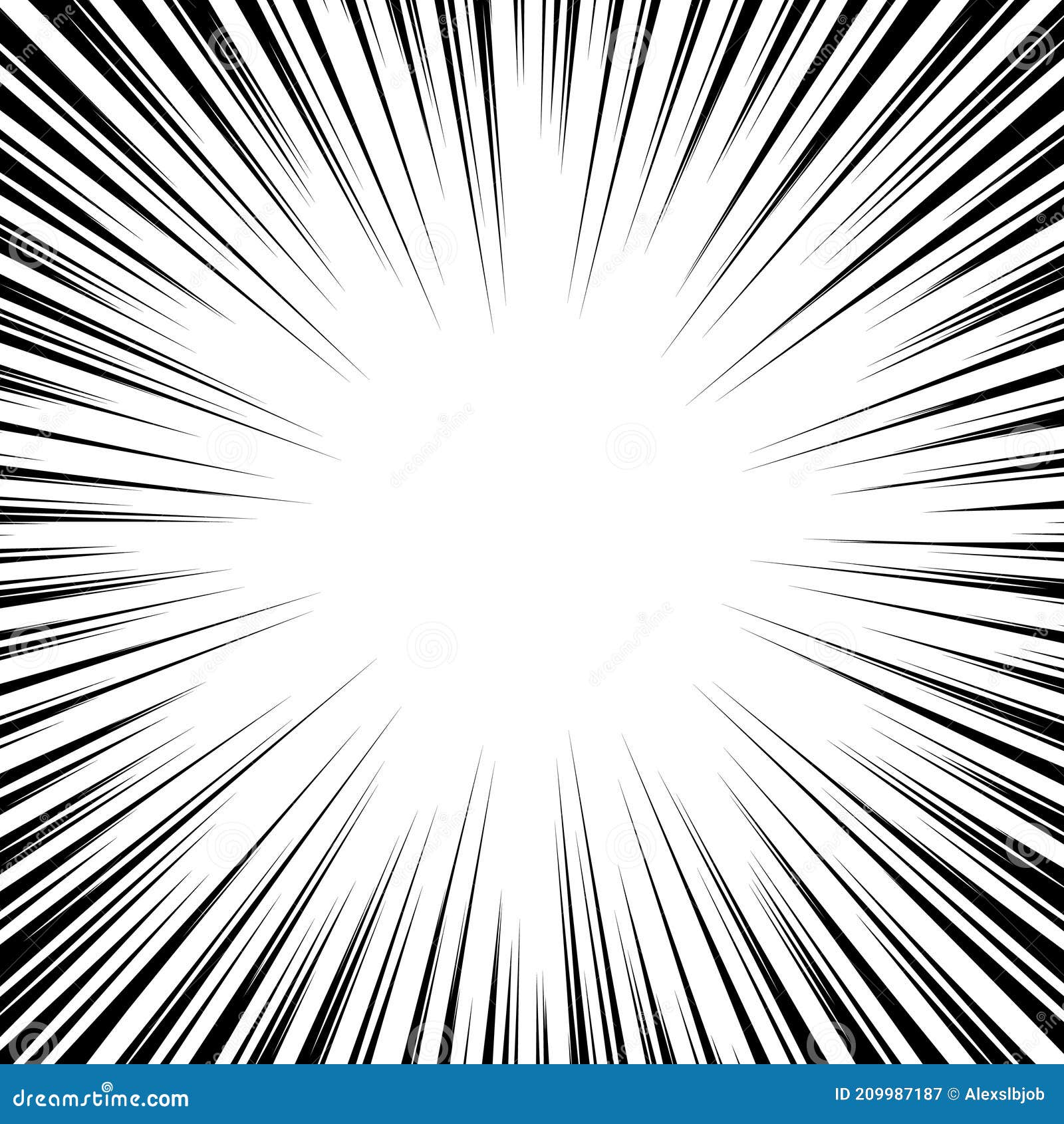 Comics. Background with Radial Explosion Lines Stock Vector ...