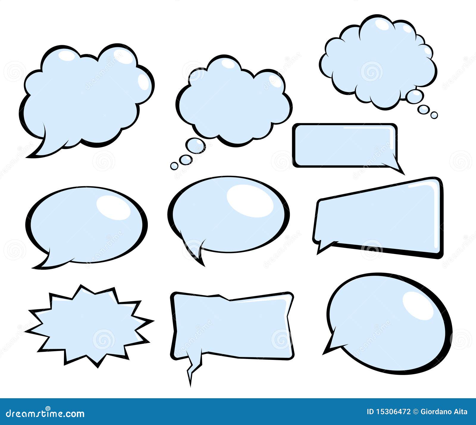 Comics Balloons Vector Illustration | CartoonDealer.com #15306472
