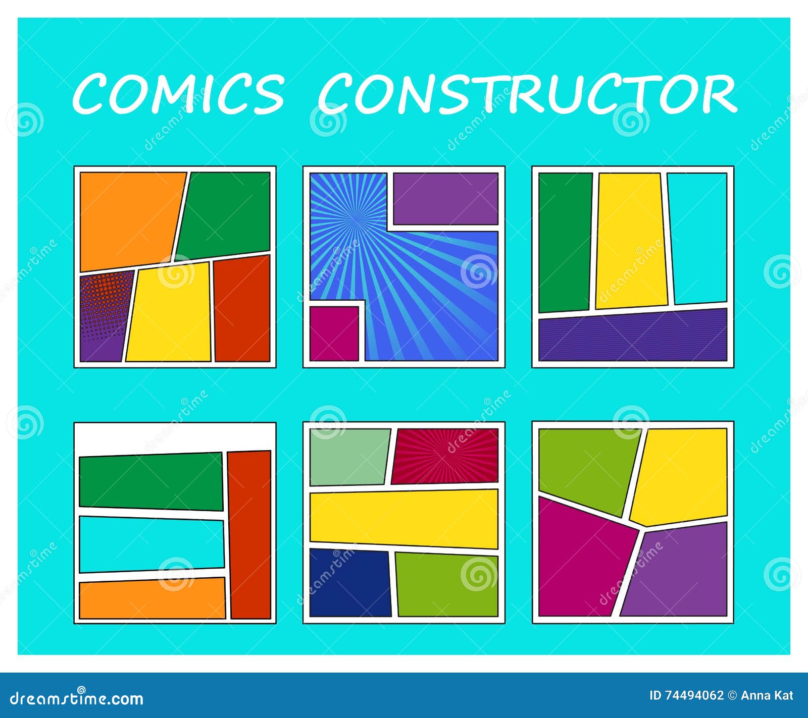 Comics book element stock vector. Illustration of communication - 74494062