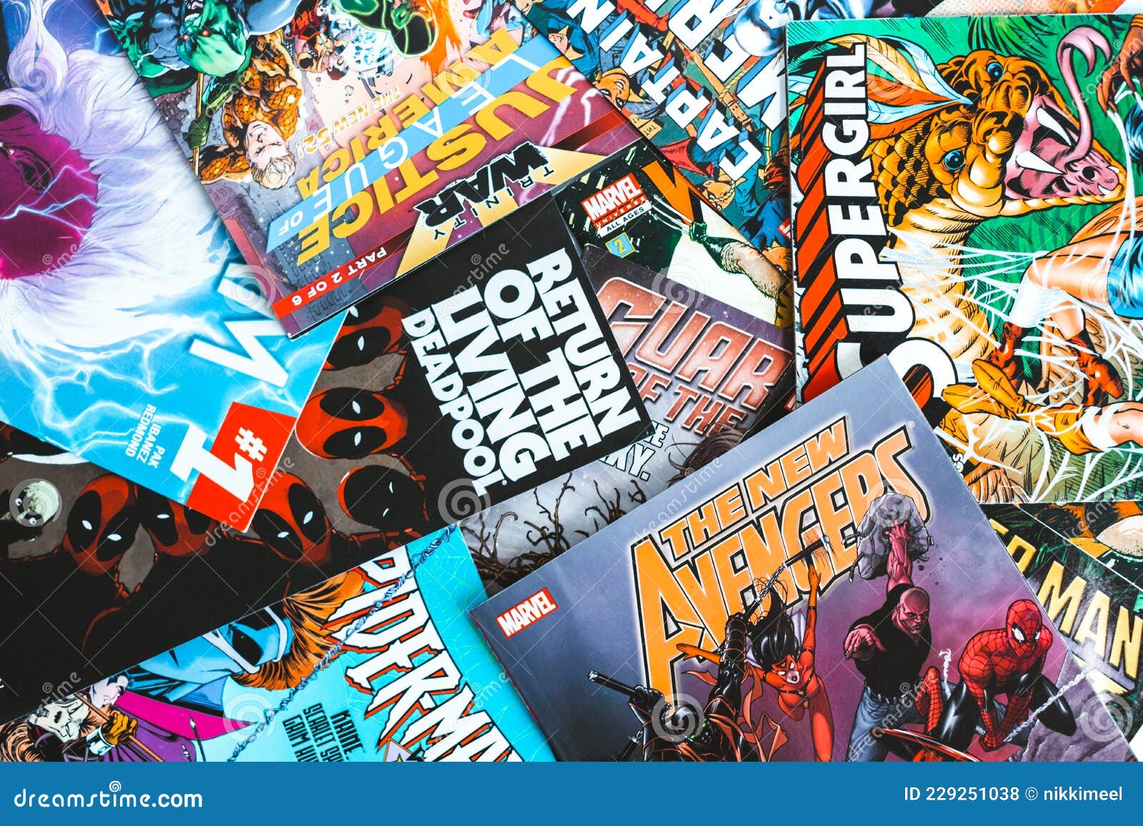 Comics Book Page Background Editorial Image | CartoonDealer.com #229251030