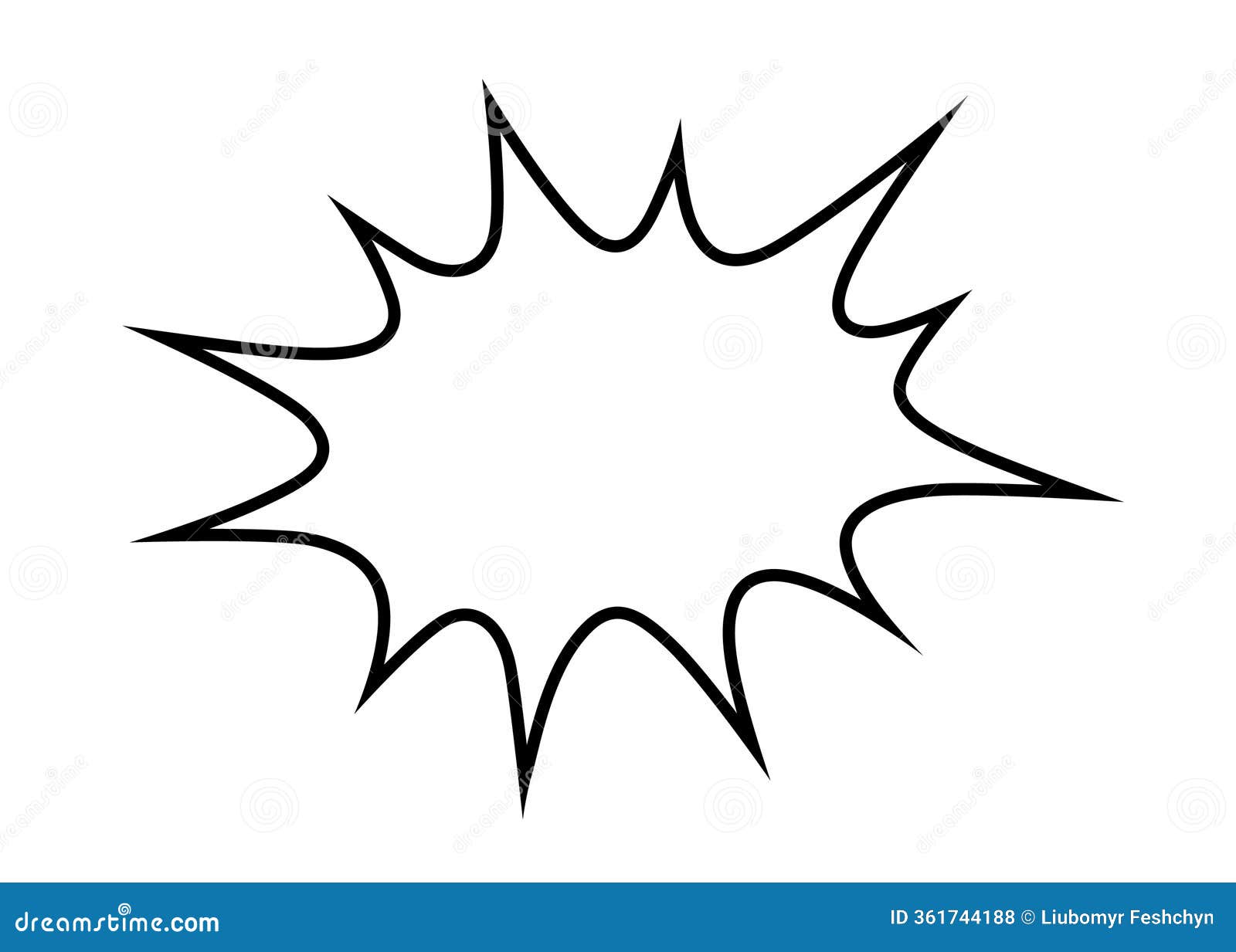 Comics Book Template. Speech Bubble Elements in Cartoon Design ...