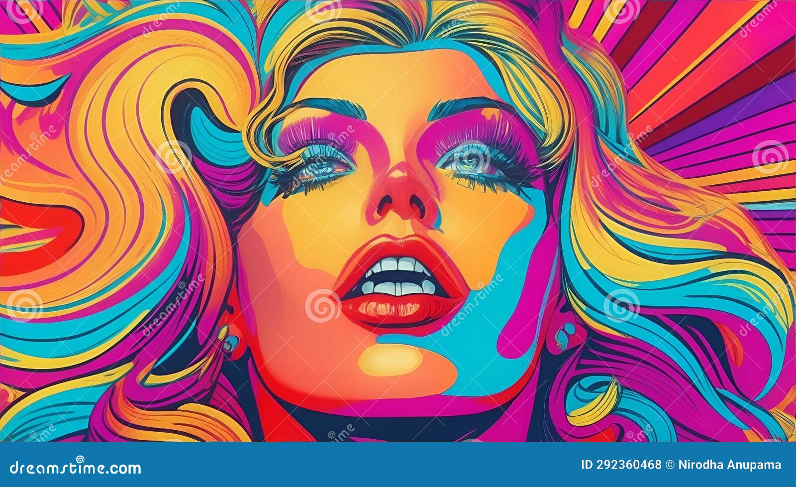 Comics Illustration, Retro and 90s Style, Pop Art Pattern, Abstract ... Comics Illustration, Retro and 90s Style, Pop Art Pattern, Abstract ...