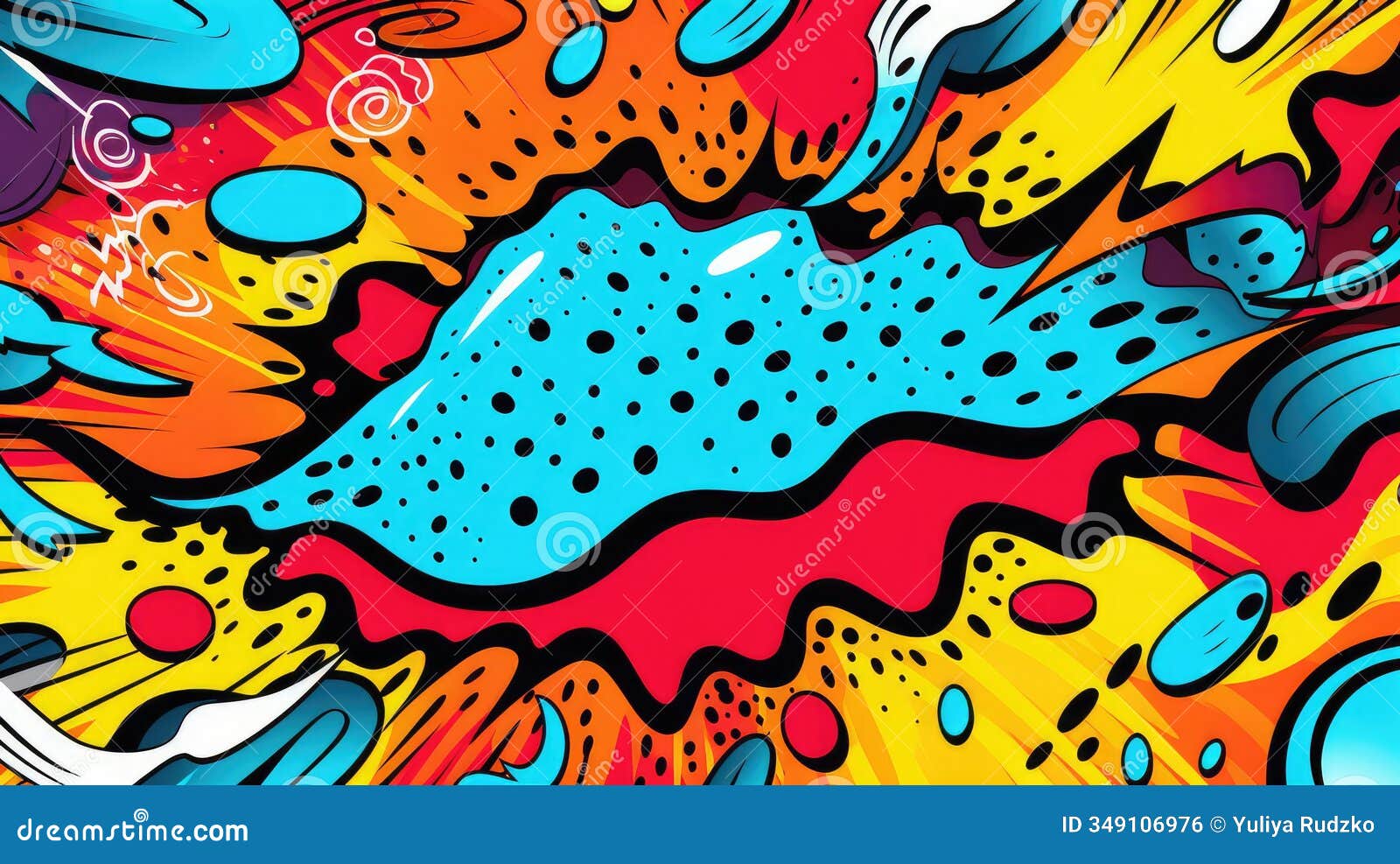 Comics Illustration in Retro and 90s Style: Pop Art Pattern Meets ... Comics Illustration in Retro and 90s Style: Pop Art Pattern Meets ...
