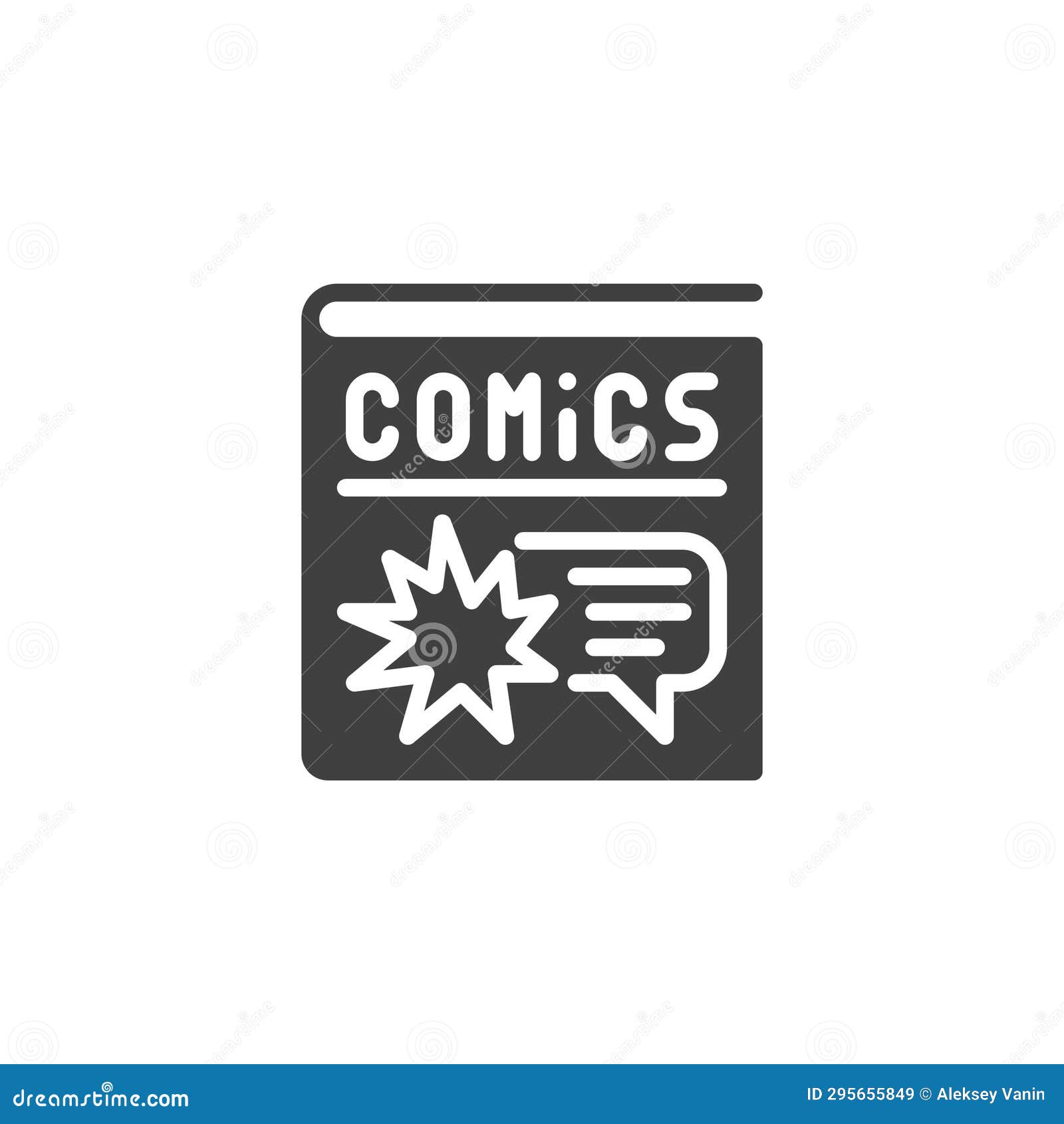 Comics Magazine Vector Icon Stock Vector - Illustration of comic, pixel ...