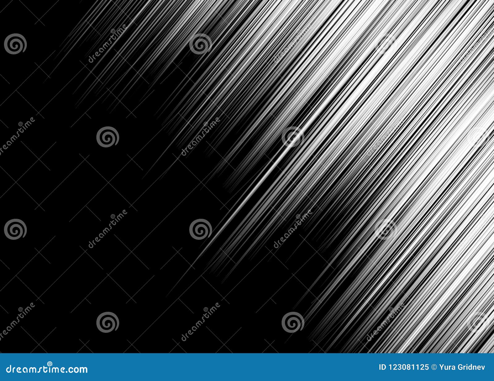 Comics Motion Effect. Vector Speed Lines. Black and White Illustration ...