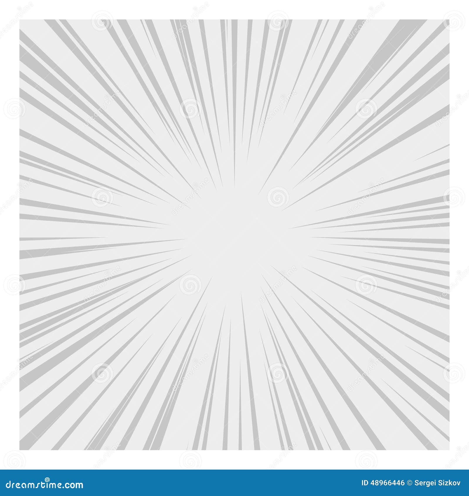 Comics Radial Speed Lines Graphic Effects. Vector Stock Vector ...