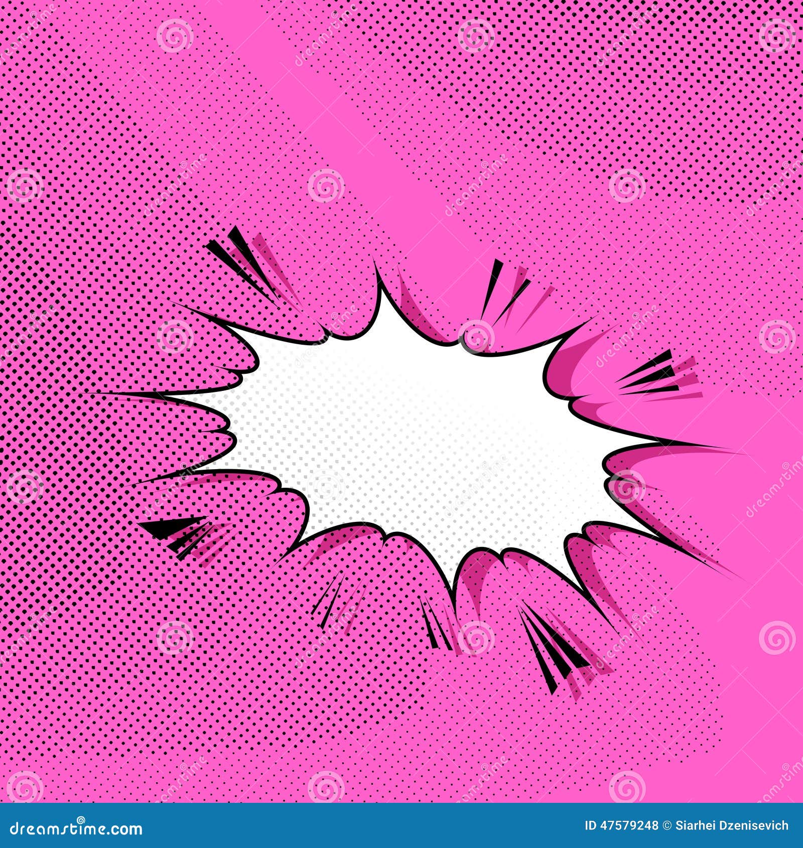 Explosion Big Bang - Cartoon Vector Illustration | CartoonDealer.com ...