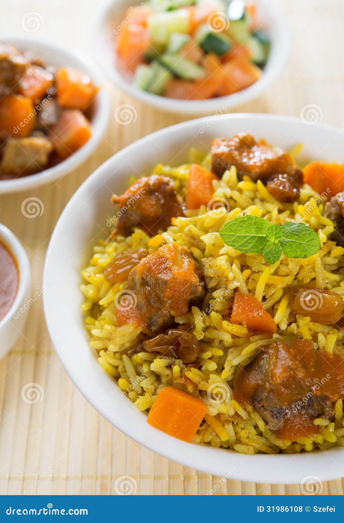 Comida árabe. foto de archivo. Imagen de delicioso, uzbeko - 31986108