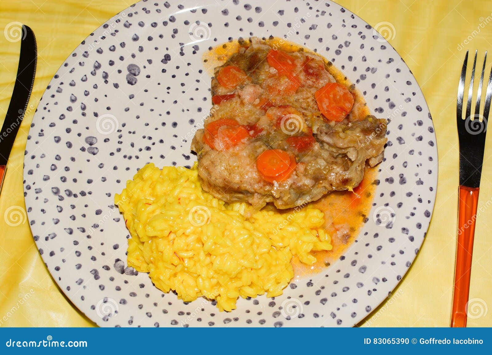 Comida Cocida Del Italiano De La Ternera Foto de archivo - Imagen de ...